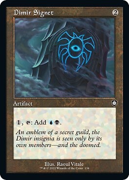 Dimir Signet (Retro Frame) Commander: the Brothers' War Regular for ...
