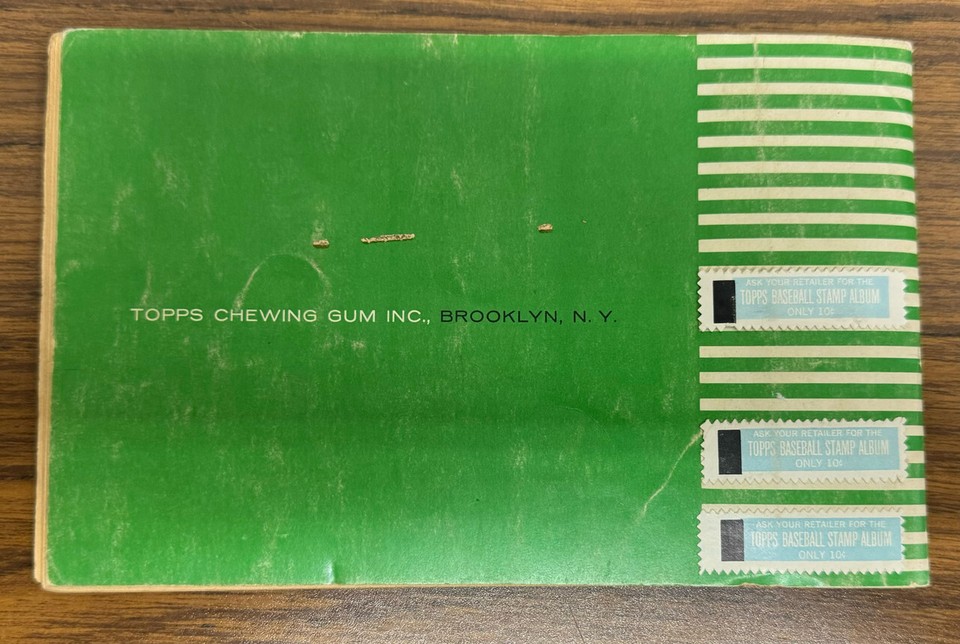 1961 Topps Baseball Stamp Album w/ 80 Stamps Mays Berra Santo | eBay