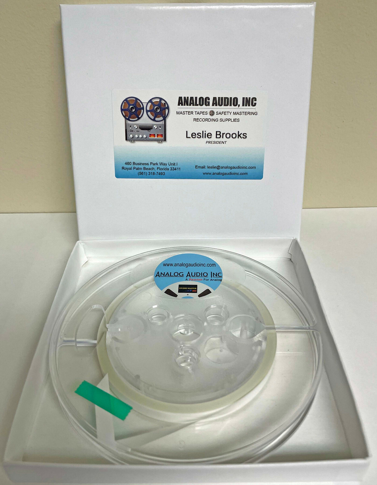 *NEW* 100' x 1/4" WHITE PLASTIC LEADER TAPE FOR REEL TO REEL EDITING ...