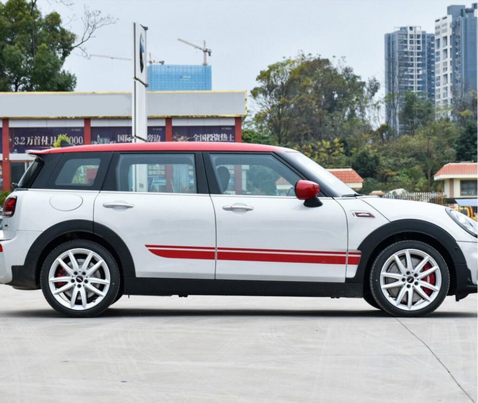 Racing Stripe Hood Car Sticker Side Door Decal For MINI Clubman F54 ...