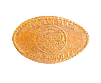 La Gran Plaza Fort Worth TX Elongated Penny Pressed Souvenir Coin #1393 ...