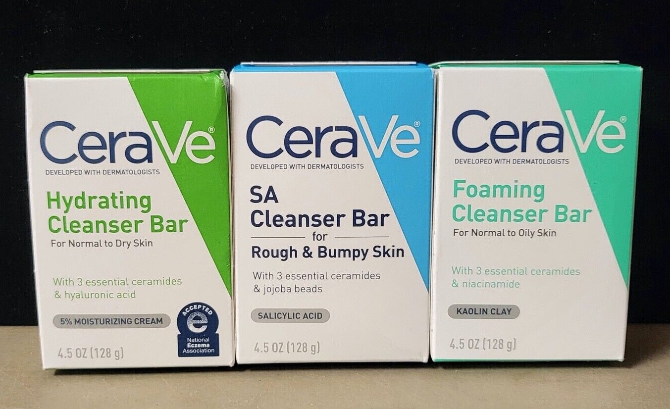 CeraVe Soap Bars, 3 Variations | eBay