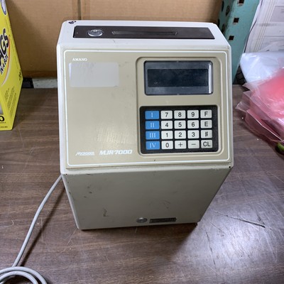 Time Clocks - Amano Time Clock Model