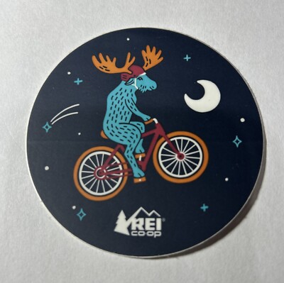 Rei Co•op sticker, Window Sticker Decal Rei Co-op. Moose Sticker. Since ...