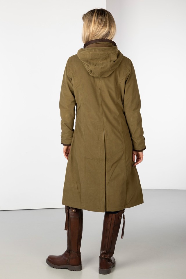 Ladies Long Riding Coat Women's Equestrian Full Length Waterproof ...
