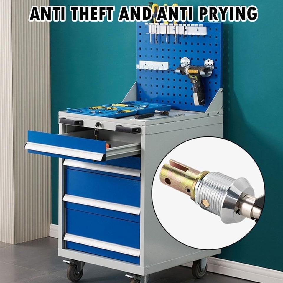 1 Set Toolbox Lock with Keys, Tubular Lock and Key Set, Tool Box ...