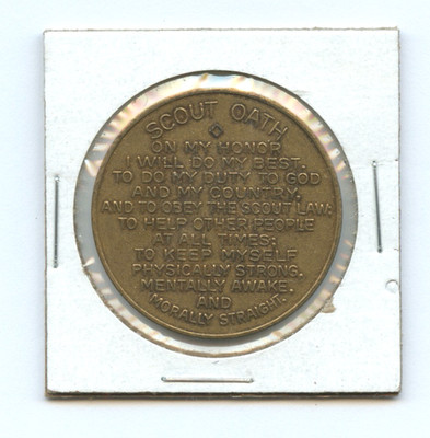 Old BSA Boy Scout Coin Token Oath & Law Challenge | eBay