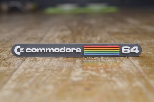 Commodore 64 3D badge magnet - Retro 80s 8bit Computer Logo Fridge/Car ...