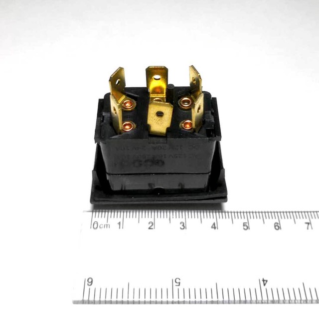 Rocker Switch on off on Momentary Snap in DPDT 20a up to 30a 30 Amp Use ...