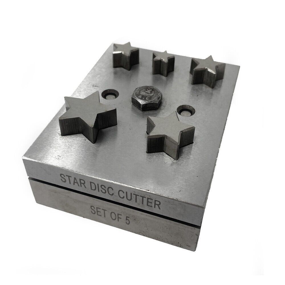 Star Disc Cutter Jewellery Forming Metal Cutting Tool Stars Shapes Set ...