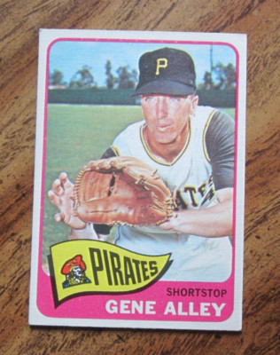 Gene Alley 1965 Topps #121 Trading Card MLB Baseball Pittsburgh Pirates ...