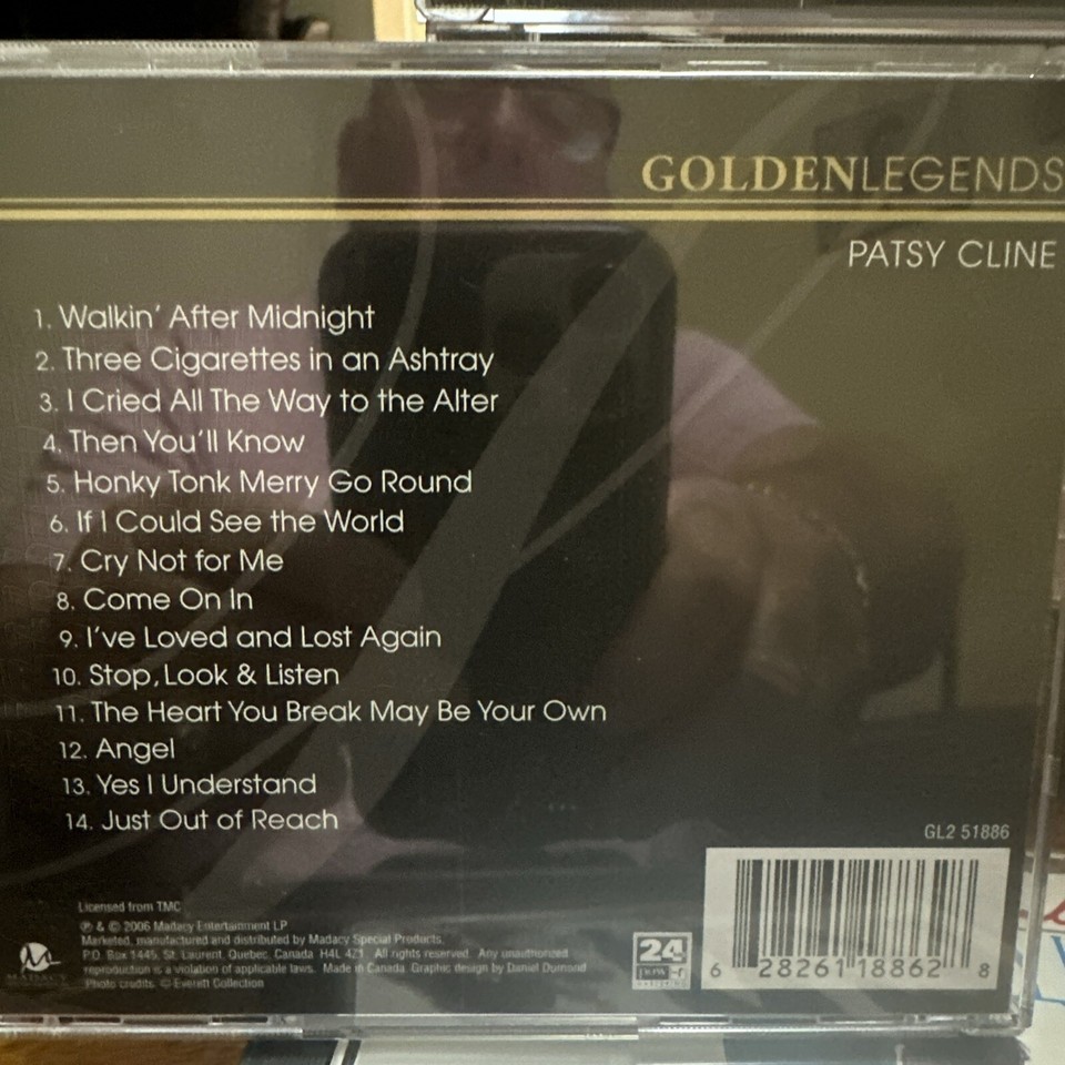 Golden Legends by Patsy Cline (CD, Feb-2006, Madacy Distribution ...