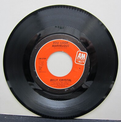 Billy Crystal - You Look Marvelous - A&M 45 RPM 1985 | eBay