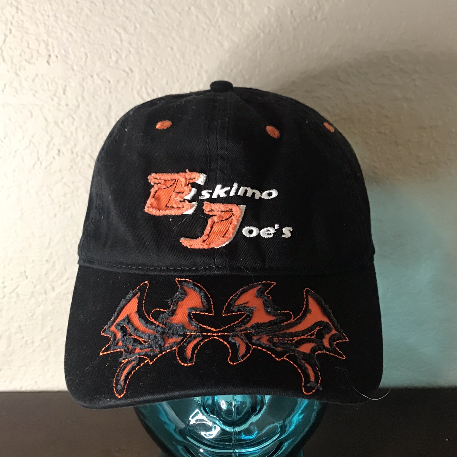 Eskimo Joe’s Baseball Cap Garment Washed Hat Black St… - Gem
