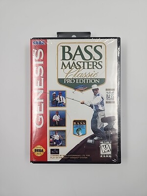 BASS Masters Classic Pro Edition Sega Genesis Brand New | eBay