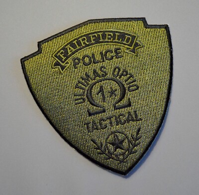 Fairfield California Police SWAT Tactical Patch ++ Solano County CA | eBay