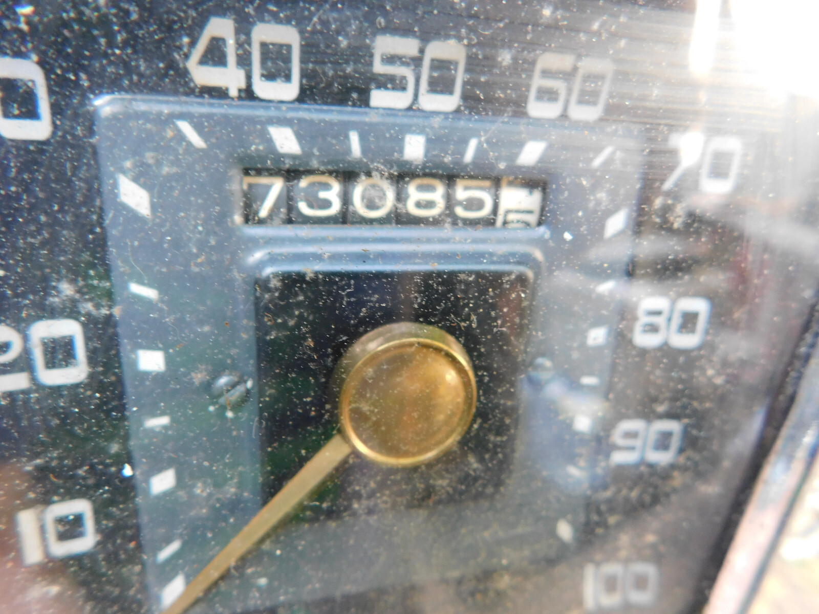 1949-1950 Dodge Speedometer Gauge 100 mph and Odometer | 73,085 miles ...