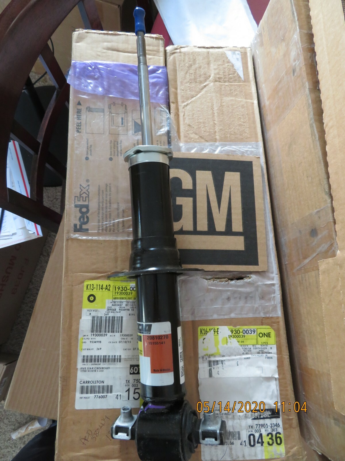 Shock Absorber Front-Right/Left ACDelco GM Original Equipment 580-434 ...