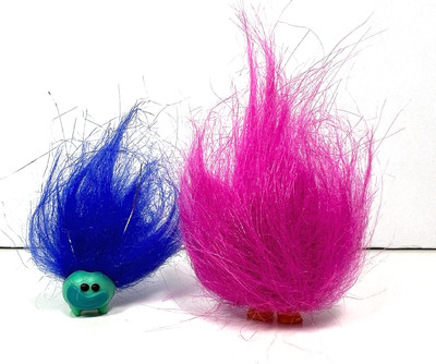 Dreamworks Trolls Pink Fuzzbert and Branch Mini | eBay