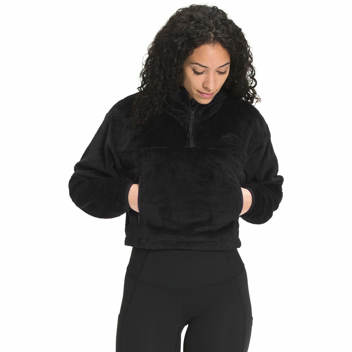 The North Face Womens Osito 1/4 Zip Hoody Jacket Fleece Coat NF