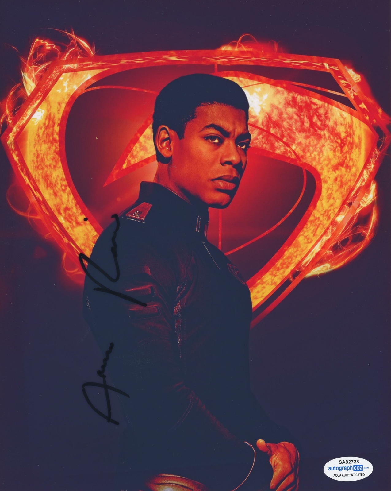 Aaron Pierre "Krypton" AUTOGRAPH Signed 'Dev-Em' 8x10 Photo ACOA | eBay