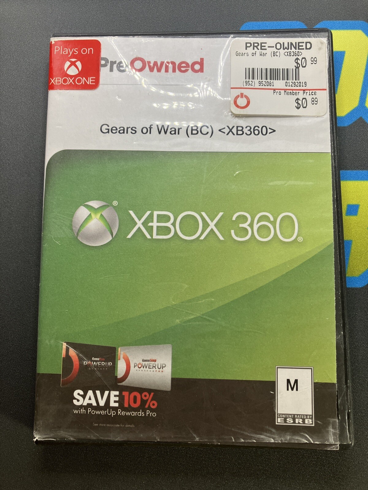 Gears of War Xbox 360 Game Epic Games Microsoft Disc W/ GameStop Case ...