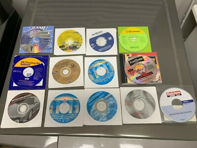 13 total DISC Quicken Disc 2002 + webroot + printmaster deluxe + MORE ...