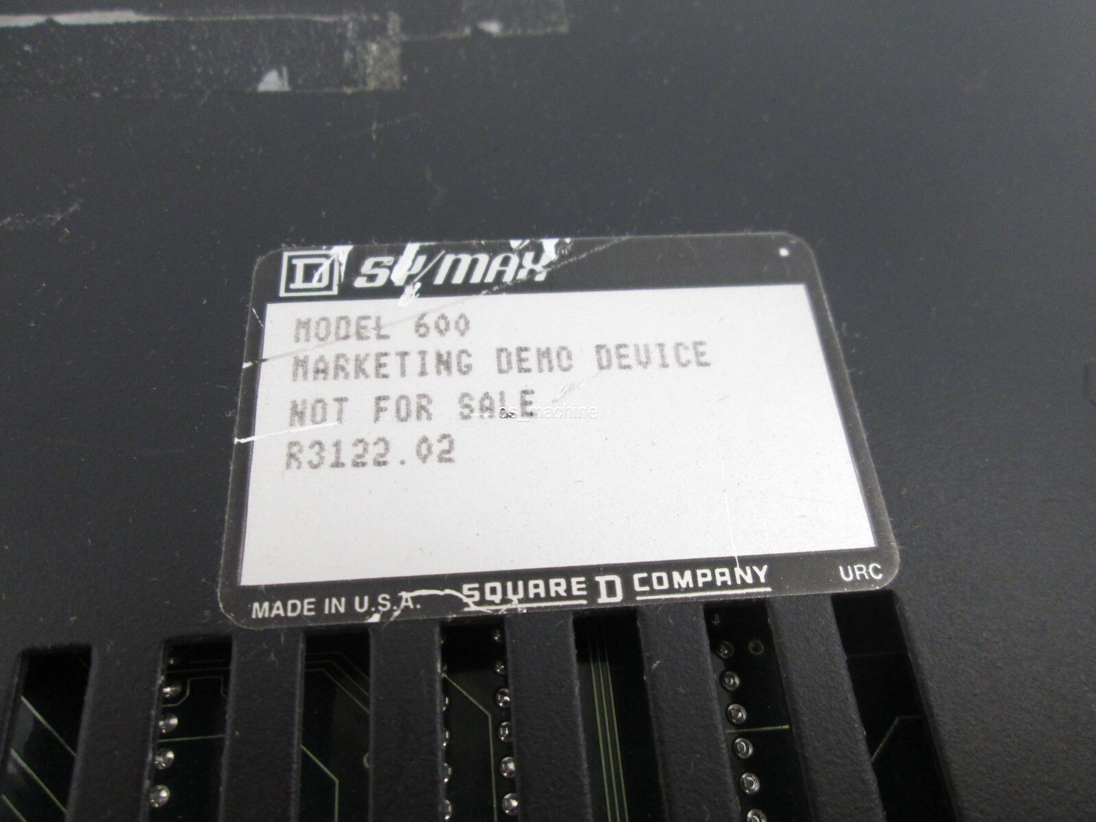 Square D SY/MAX Model 600 Demo Device Processor Module with Key | eBay