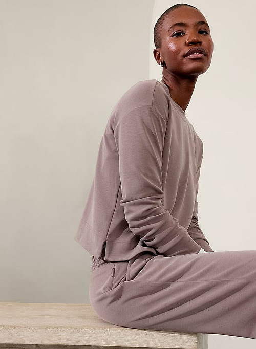 Athleta Women's Seasoft Crewneck Sweatshirt NWT Size X-Small Color ...