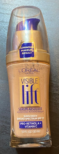 L'Oreal Visible Lift Serum Absolute Foundation 146 Nude Beige *exp 07/ ...