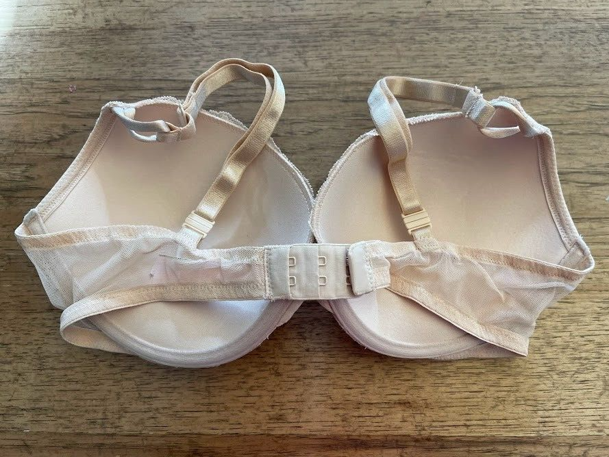 Victoria's Secret Marzipan Beige Lace 32B Sexy Tee Push Up Padded Bra ...