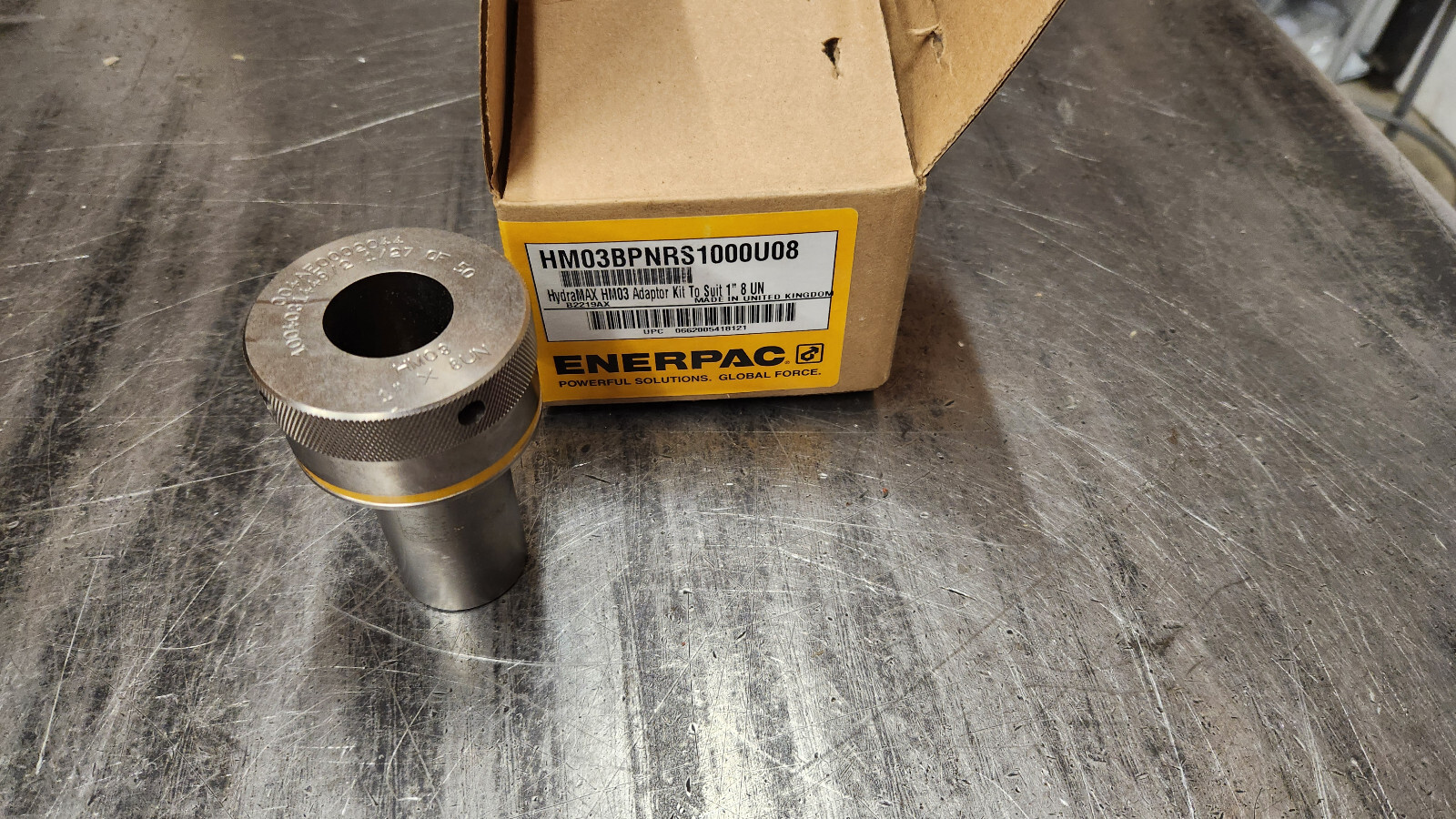 INCOMPLETE ENERPAC HM03BPNRS1000U08 HydraMax HM03 Tensioner Adaptor Kit ...