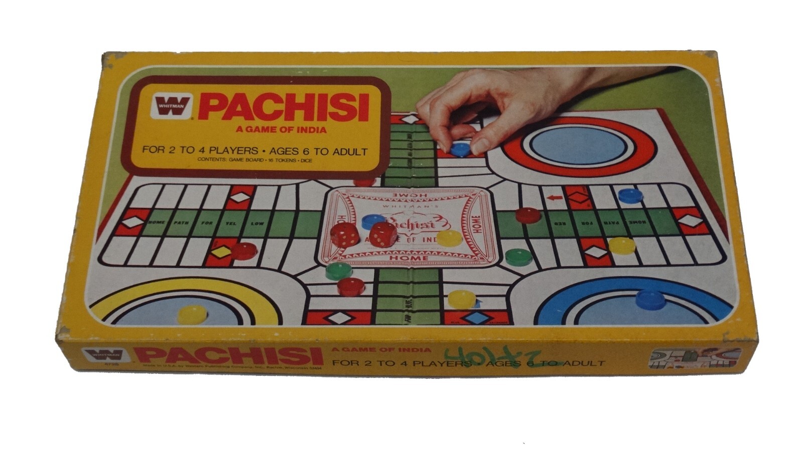 Pachisi Parcheesi By Whitman Board Game Complete Vintage 1973 A Game of ...