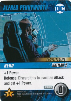 ALFRED PENNYWORTH DC Comics Deck Building Game REBIRTH BATMAN | eBay