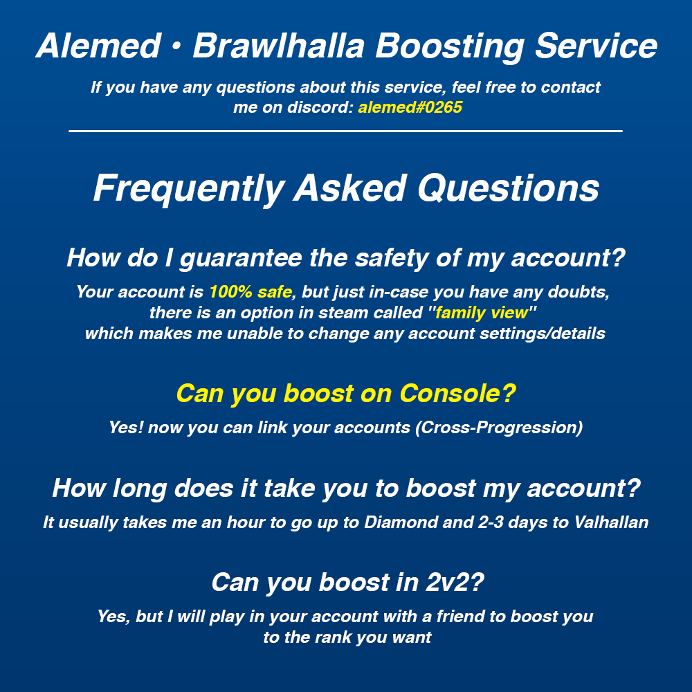 Brawlhalla Ranked Elo Boost - ALL PLATFORMS - Read Description | eBay