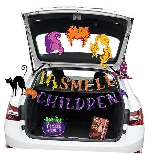 Hocus Pocus Decorations Halloween Trunk or Treat Car Decorations Kit ...
