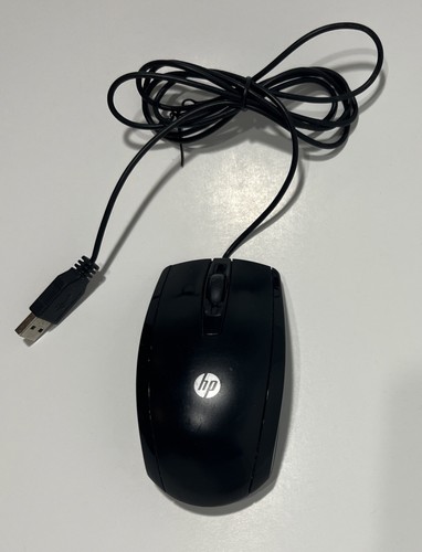 Genuine HP MSU0923 USB Wired Optical Mouse 697738-001 Black Tested ...