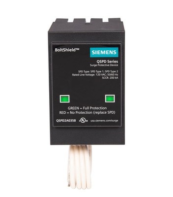 Siemens QSPD2A035B 35 KAmp BoltShield Indoor Surge Protective Device ...