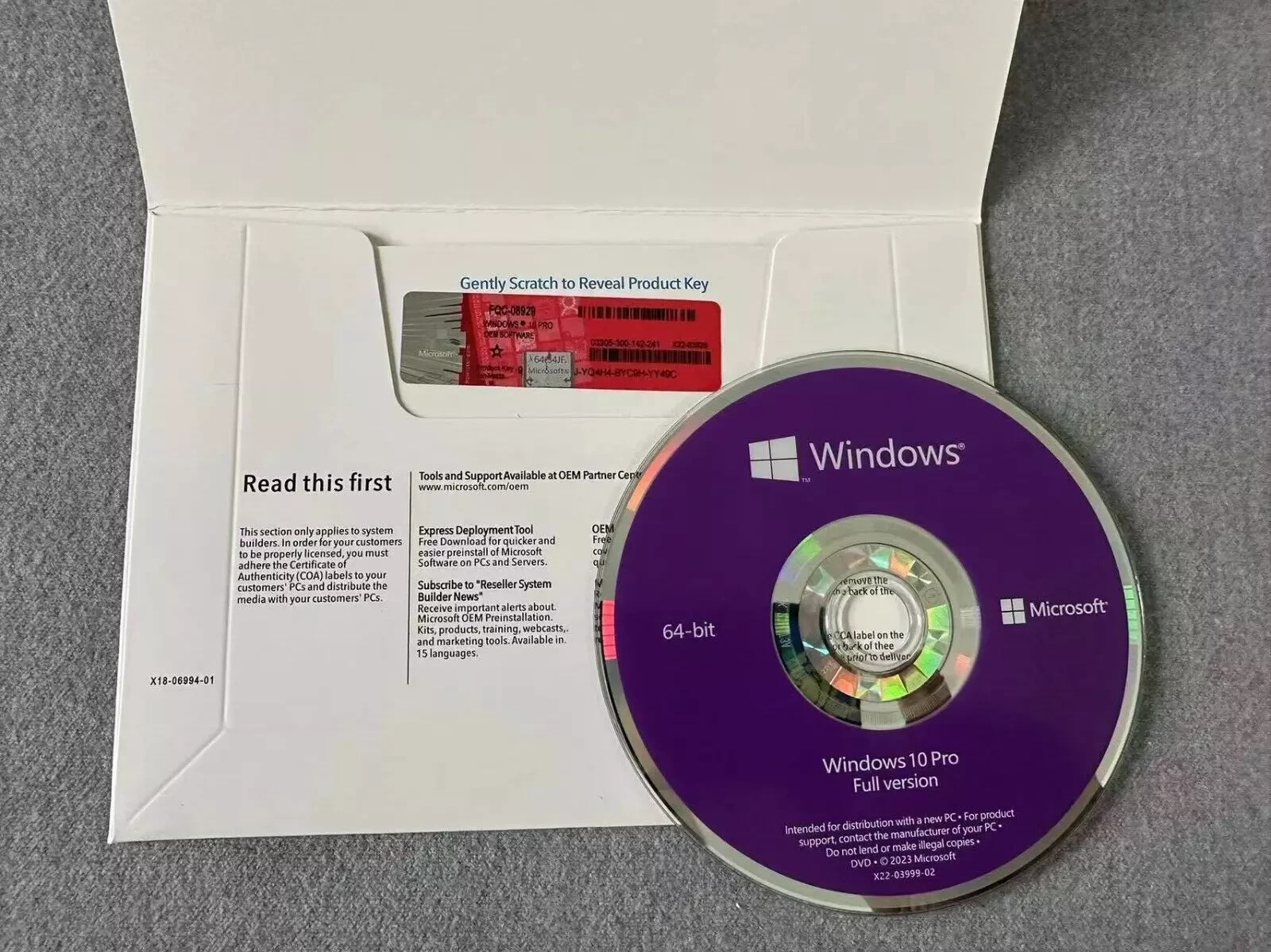 Sealed Microsoft Windows 10 Pro 64 Bit ENGLISH Operating System DVD | eBay