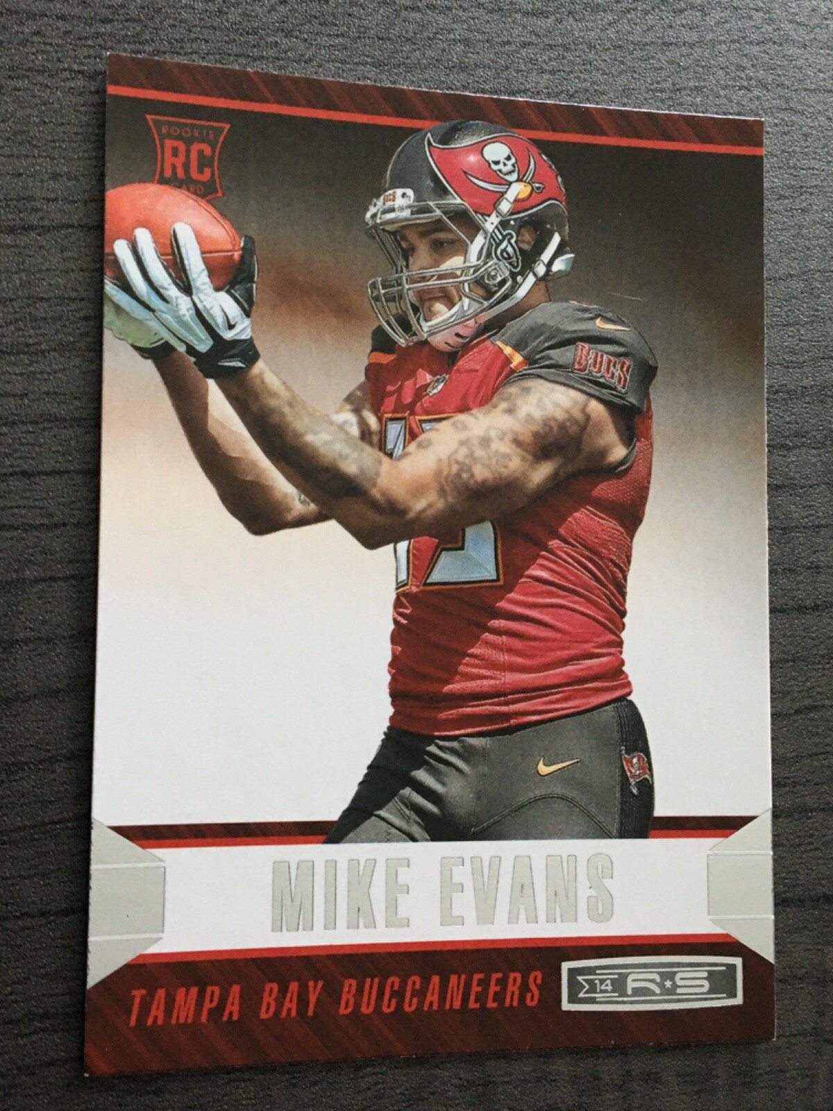 2014 PANINI ROOKIES & STARS FOOTBALL MIKE EVANS ROOKIE CARD No.175 ...
