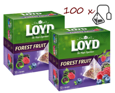 2 LOYD FOREST FRUIT Flavor Tea Boxes (100 servings) | eBay