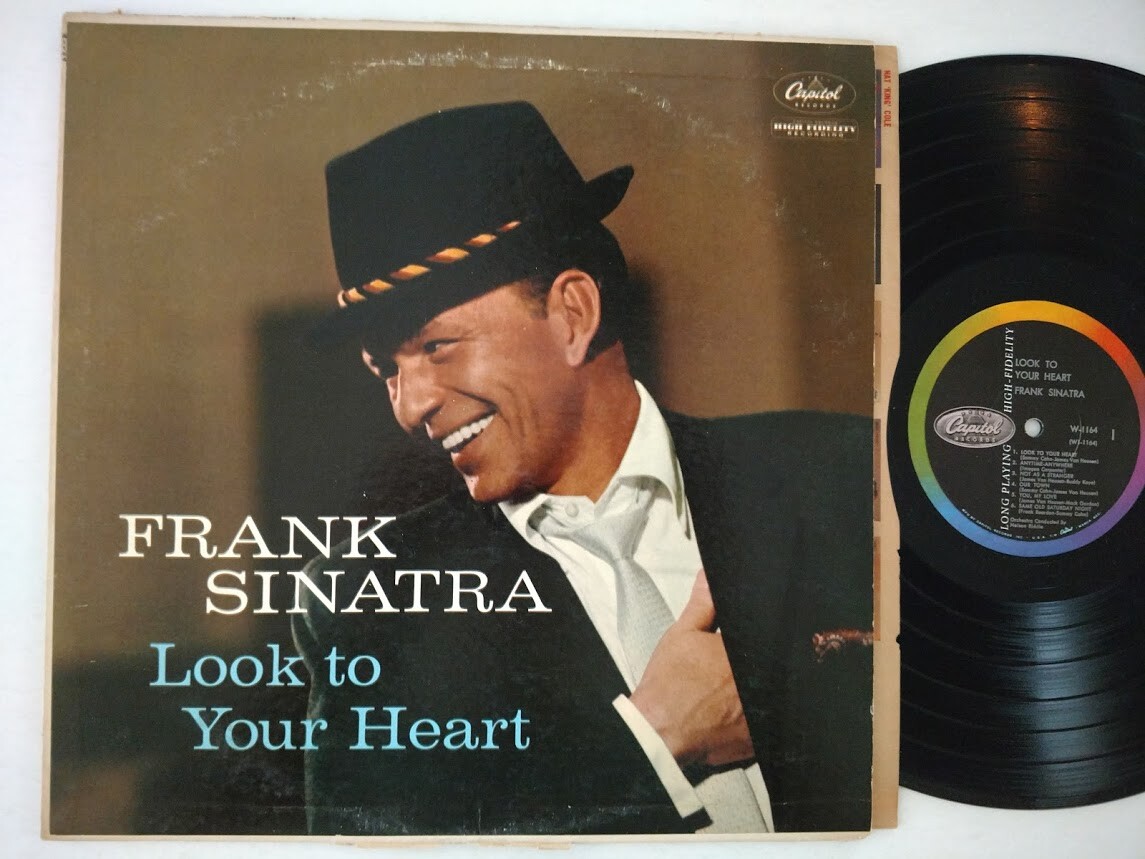 FRANK SINATRA LP LOOK TO YOUR HEART 1959 CAPITOL W 1164 MONO SCRANTON ...