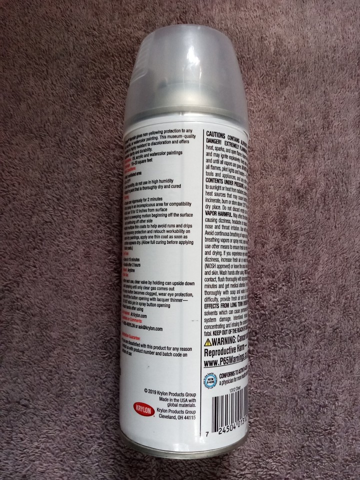 Krylon K01312 11-Ounce Kamar Varnish Aerosol Spray, Matte | eBay
