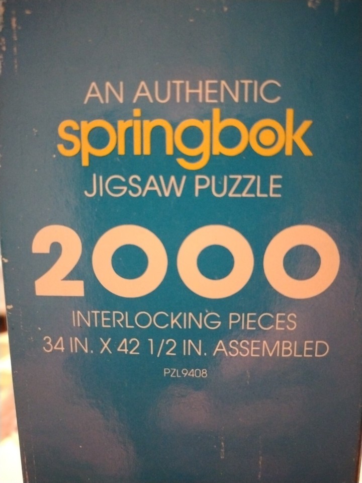 SPRINGBOK JIGSAW PUZZLE 2000 PC FLYING COLORS - SEALED NEW Hot Air ...