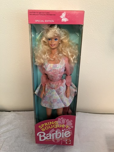 Vintage 1992 Sealed Spring Bouquet Mattel Barbie Childs Doll #3477 ...