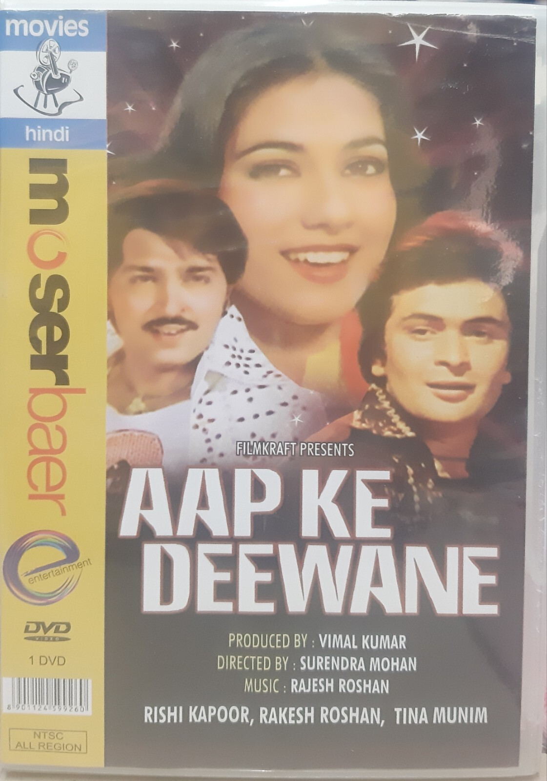 Aap Ke Deewane - Rishi Kapoor, Tina Munim Bollywood Hindi Movie DVD No Subtitles | eBay