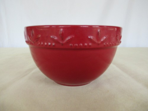 Debbie Segura 2011 bowl red burgundy Sorrento 6" Signature House Wares ...