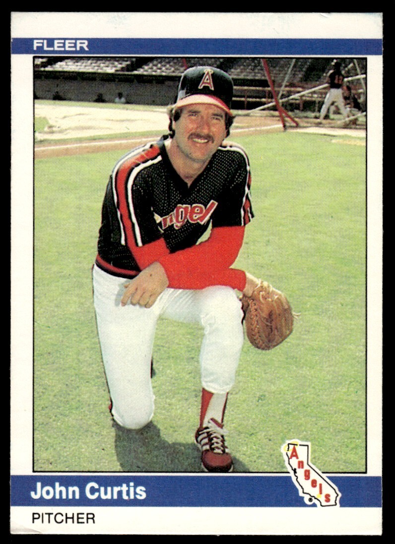 1984 Fleer John Curtis Baseball Card California Angels #513 | eBay