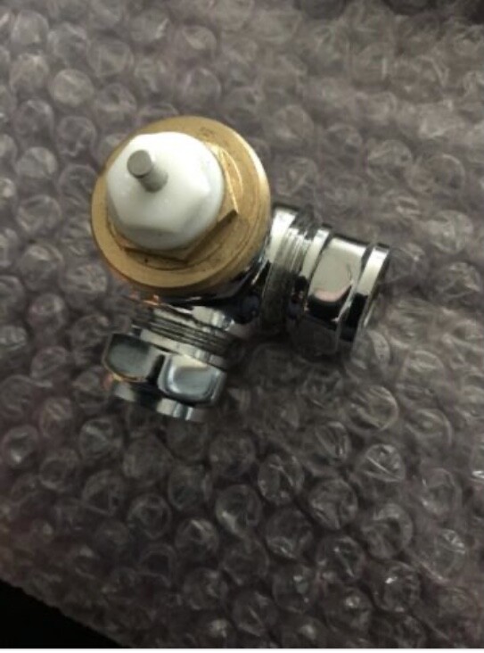 Radiator Valve Spares - TRV Bodies only, Tails 15mm Compression, Caps ...