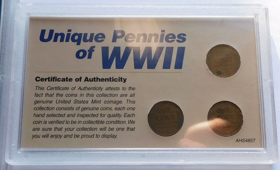 Lincoln Mint Mark Collection set + Unique Pennies of WWII Shellcase ...